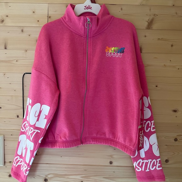 Justice | Jackets & Coats | Nwt Justice Sport Full Zip Size M | Poshmark
